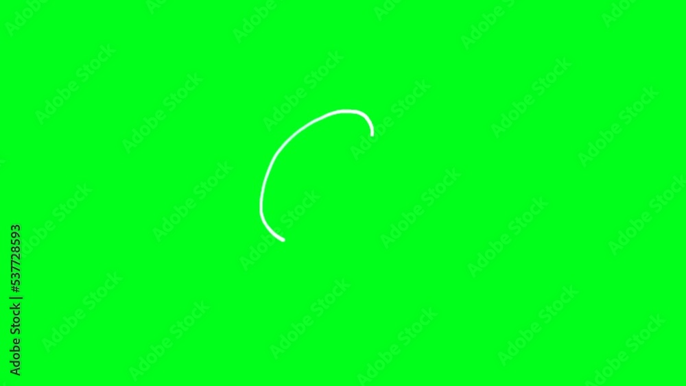 English alphabet, A to z, capital letter and small letter,green screen ...