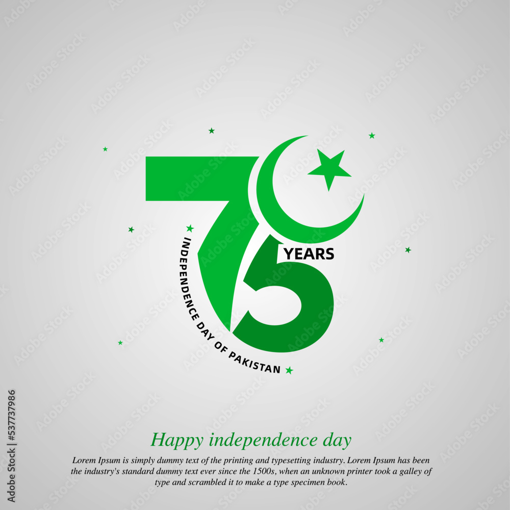 Celebrating 75 year pakistan anniversary. Translate: Pakistan azm e ...