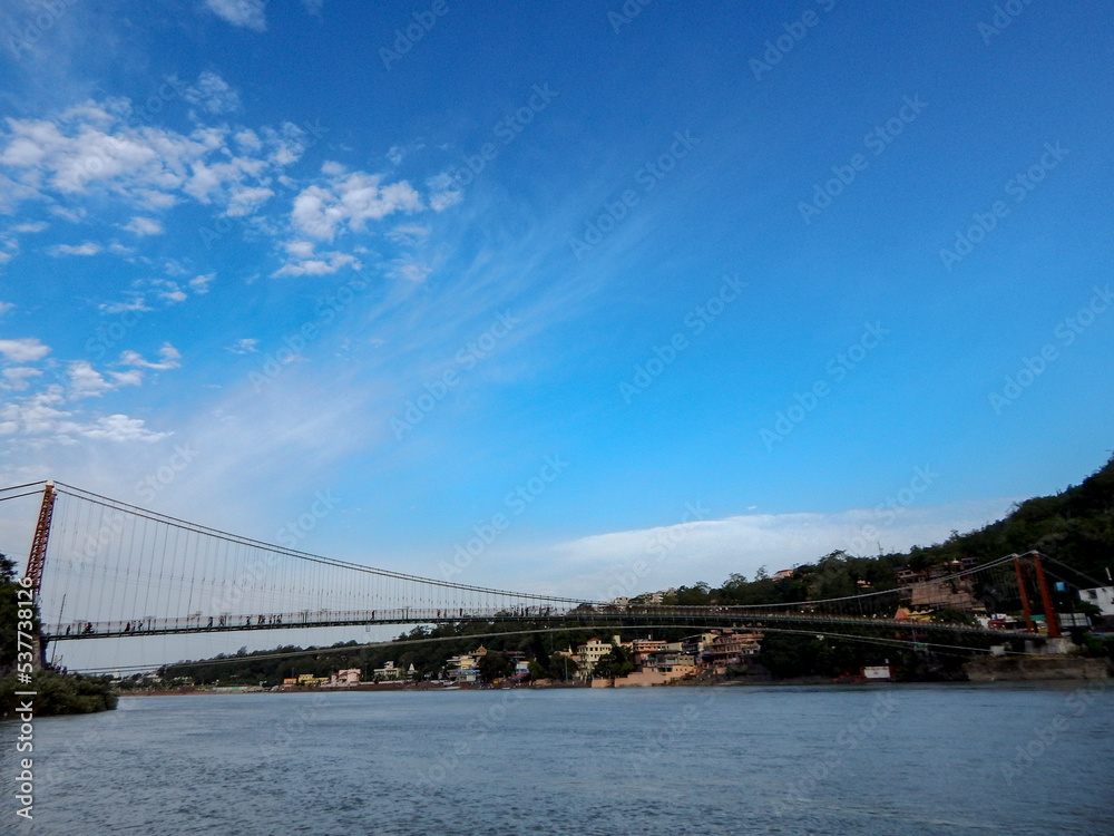 Ram Setu Bridge in Rishikesh Stock Photo | Adobe Stock