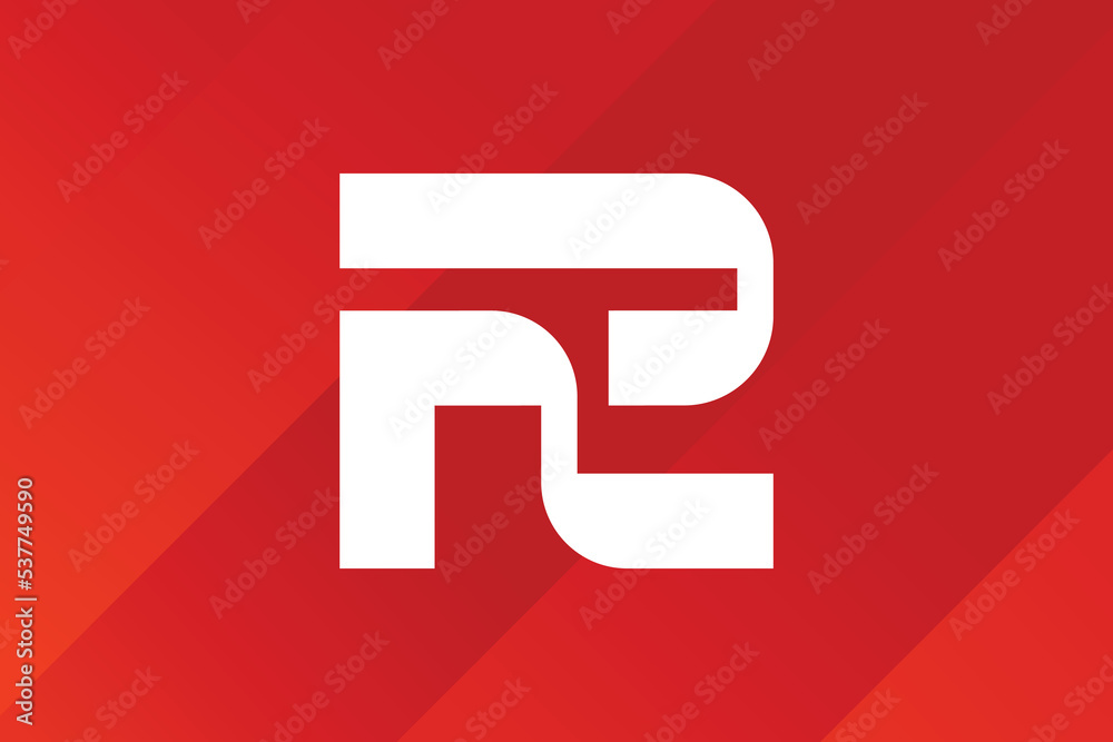 Logo for RJ. Minimal symbol. Letter JR icon on luxury background. Stock ...