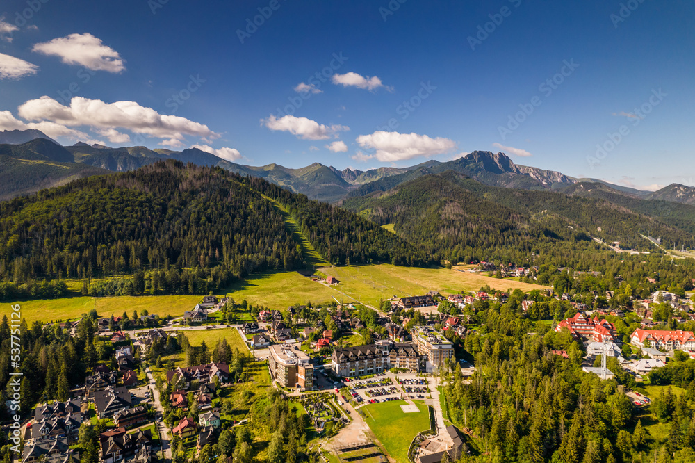 Zakopane Polskie Tatry Nosal Polski kurort Stock Photo | Adobe Stock