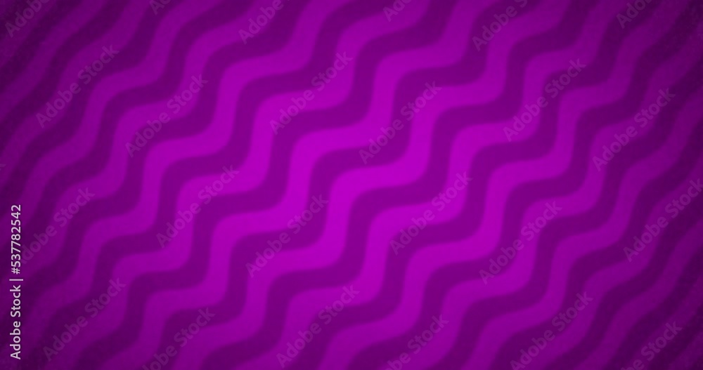 retro background of animated and looped wavy purple stripes of two ...