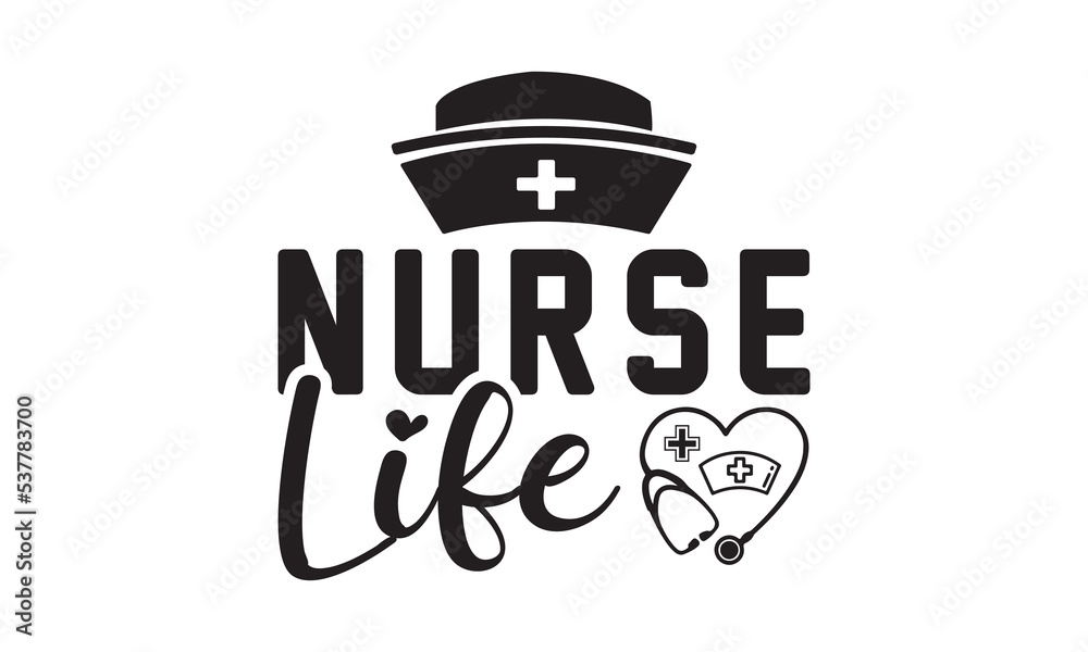 Nurse Life svg, Nurse Svg, Nurse svg bundle hand lettered, nurse quotes ...