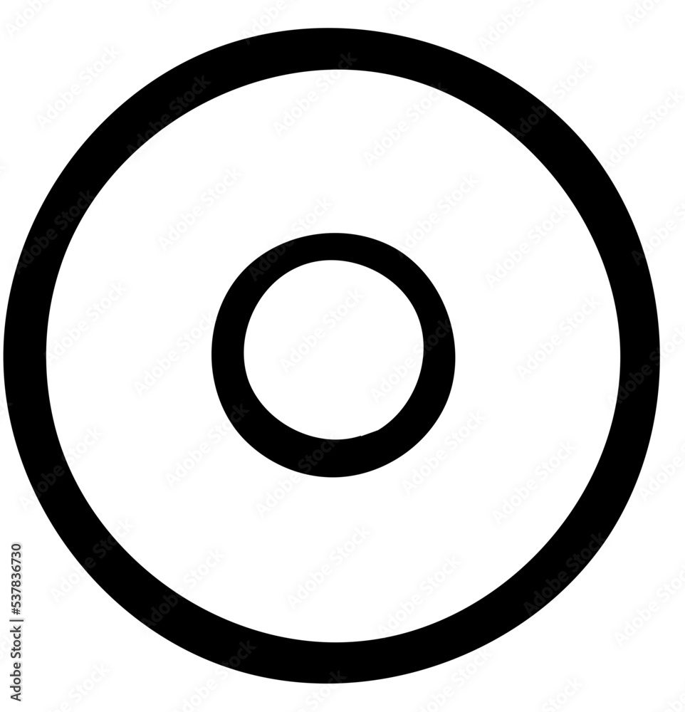 vector black cicle icon Stock Vector | Adobe Stock