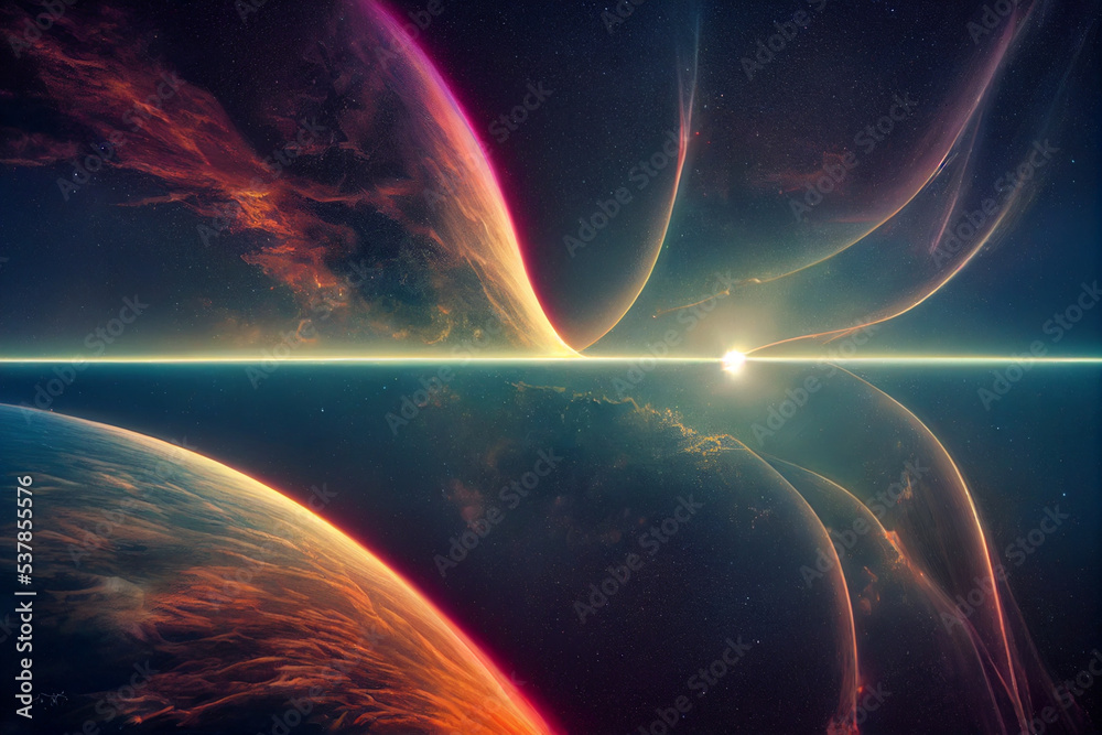 Space background epic stars planets galaxies scale texture abstract ...