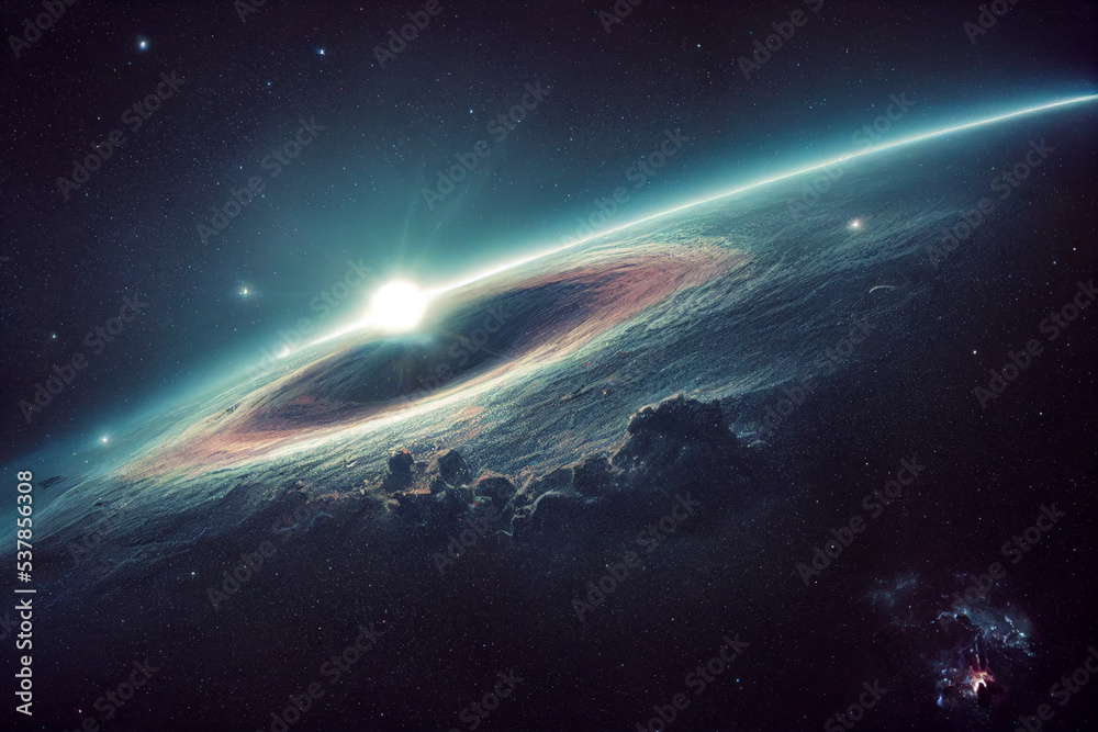 Space background epic stars planets galaxies scale texture abstract ...