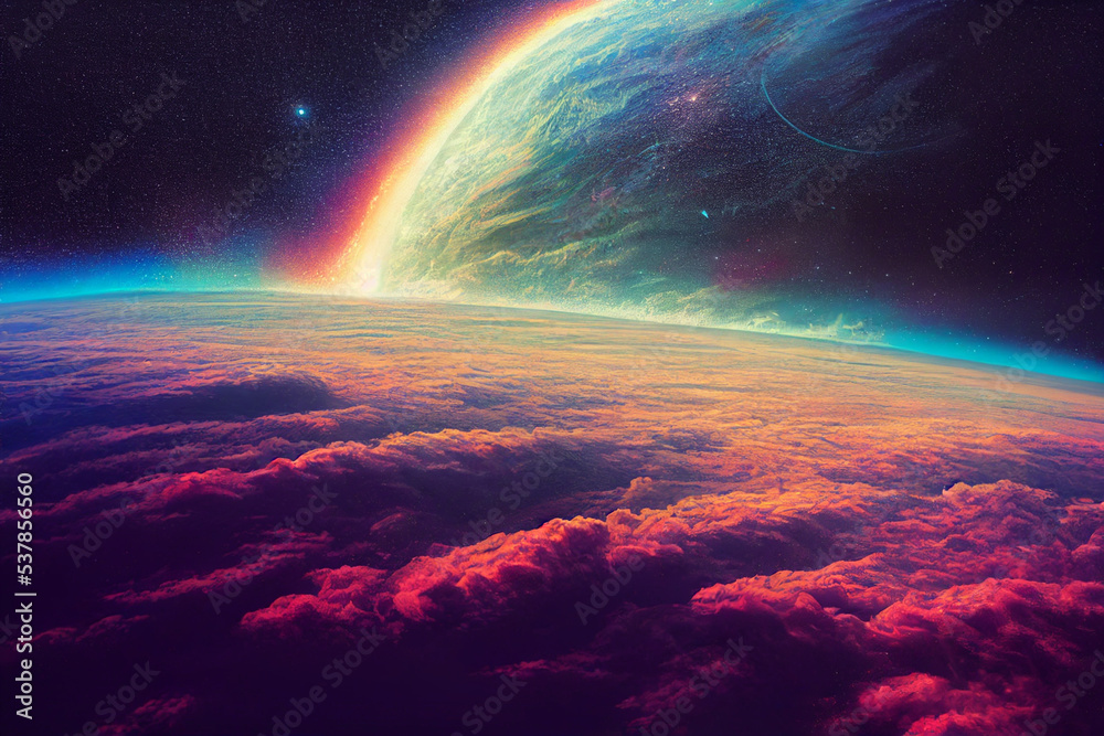 Space background epic stars planets galaxies scale texture abstract ...