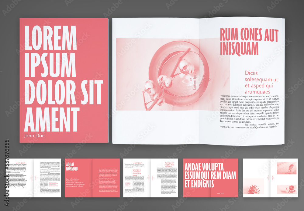Radical Contemporary Publication Stock Template | Adobe Stock