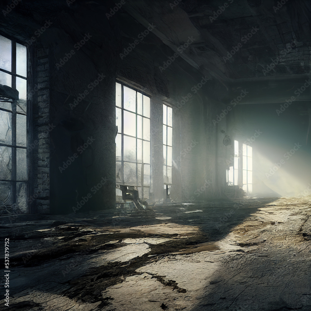 The world after the atomic bomb, nuclear war, post-apocalyptic city ...