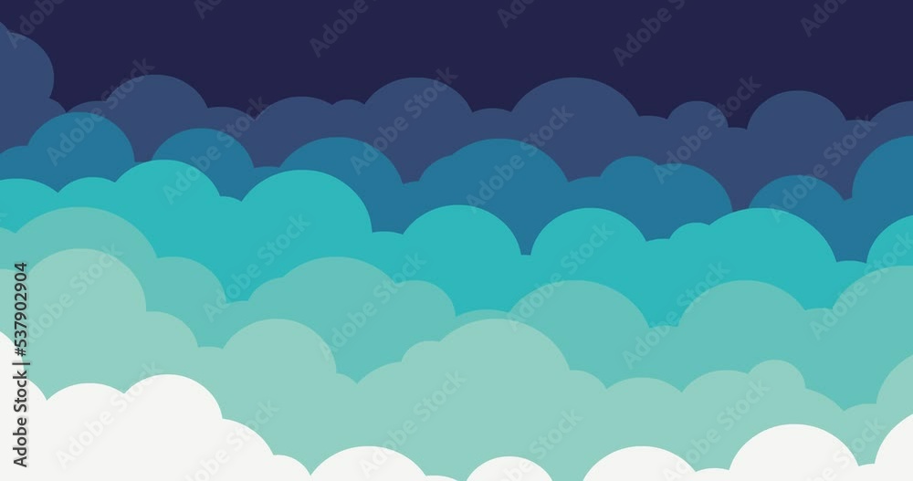 blue gradient cloud background animation Stock Video | Adobe Stock