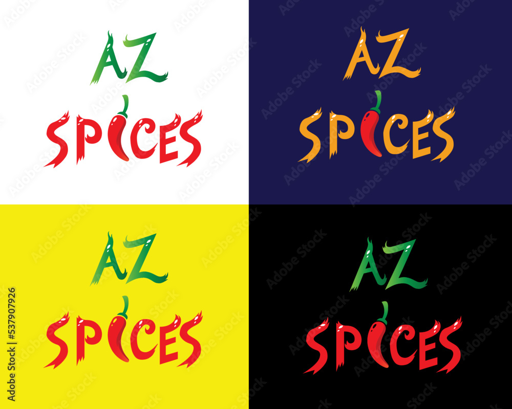 Vetor de Spice logo, Spicy logo, Red Chilli logo, Chilli logo, Fire ...