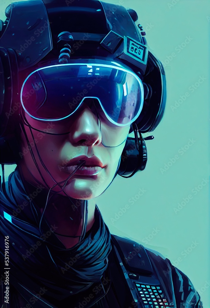 A fictional person, not based on a real person. Fictional portrait of a ...