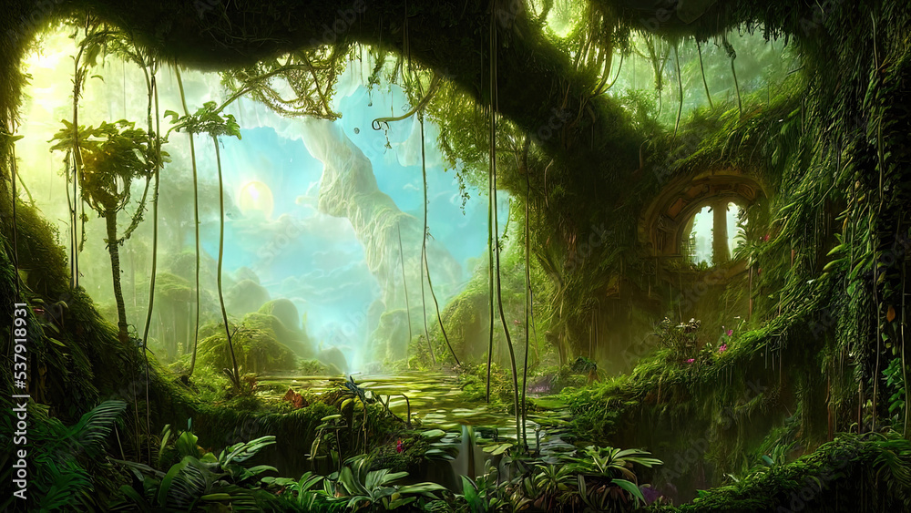 Fantasy Jungle Landscapes