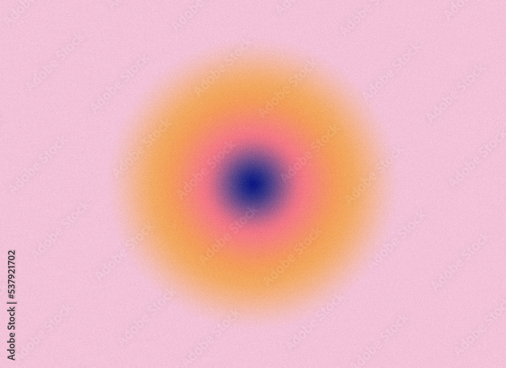 Digital abstract minimal color gradient background, vintage hippie 70s ...