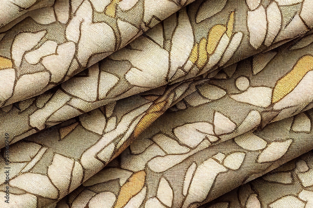 Seamless Winter striped pattern with Linen Fabric Texture. Snow green ...