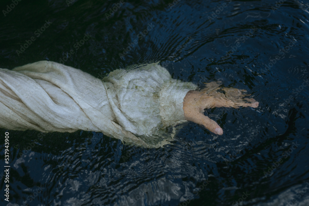 girl's hand underwater Stock Photo | Adobe Stock