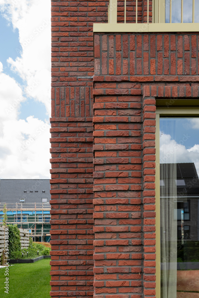 detail of brick facade Stock Photo | Adobe Stock
