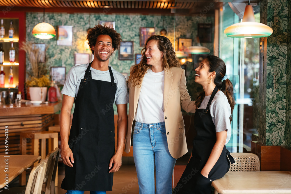 Happy Restaurant Employees