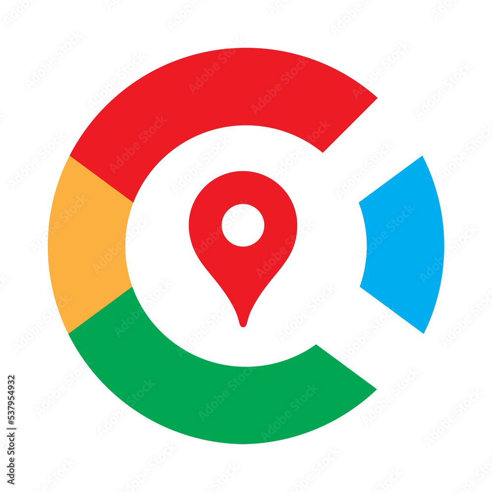 Modern map markers icon symbol signs for apps and websites with ...