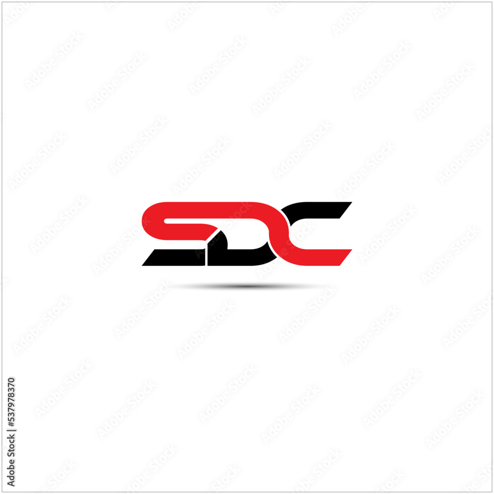 SDC lettering modern and simple logo design icon. Logo for your ...