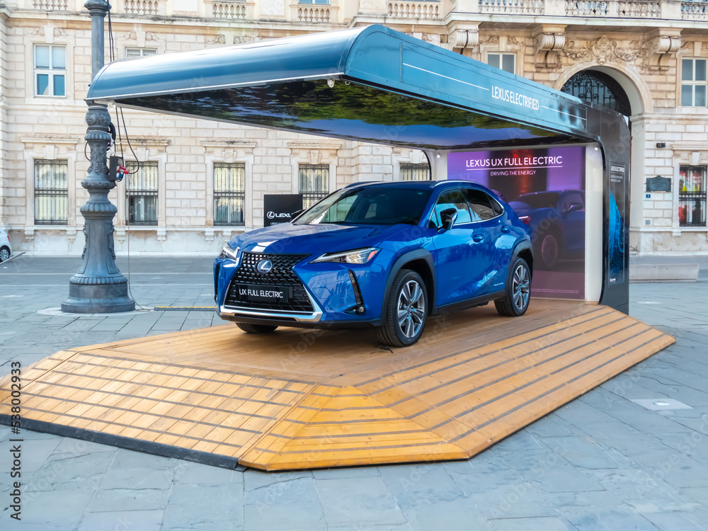 Trieste, Italy. 8 October 2022. Photo of new model Lexus UX Full ...