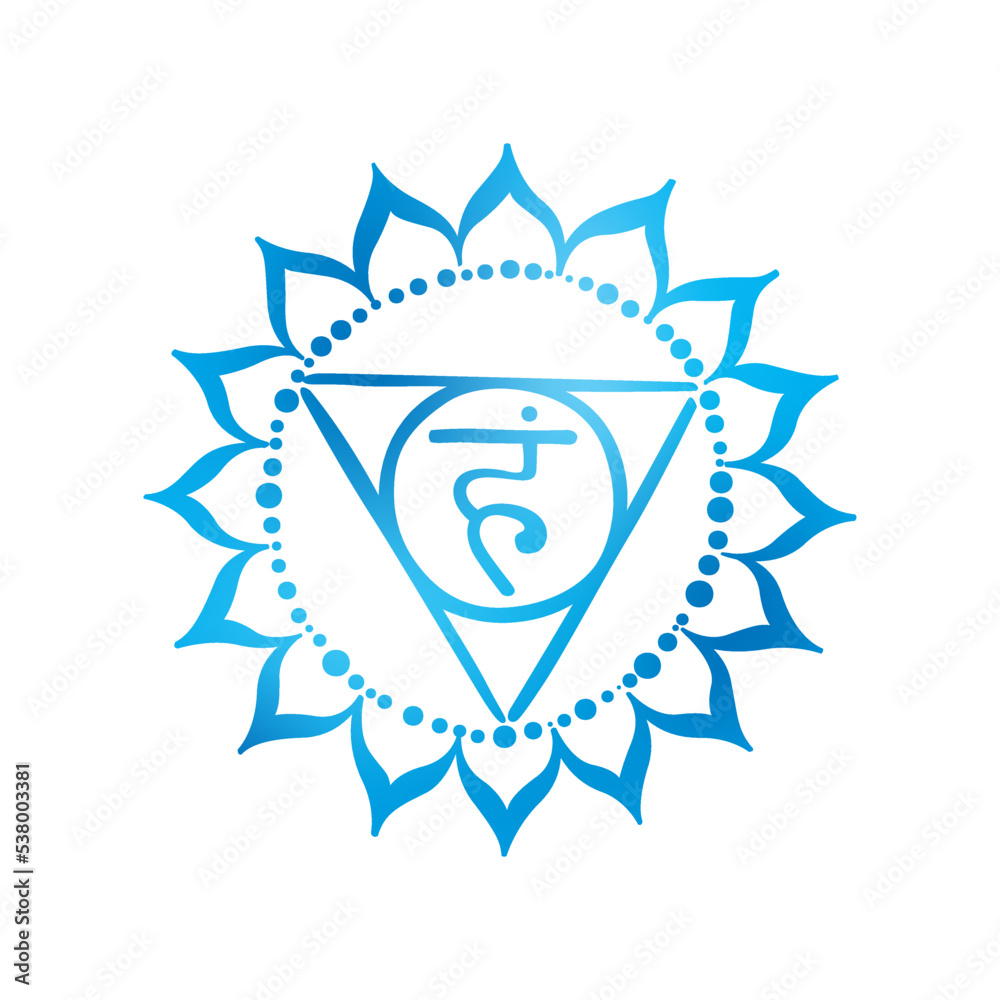 Vishuddha throat is the fifth primary chakra according to the Hindu ...