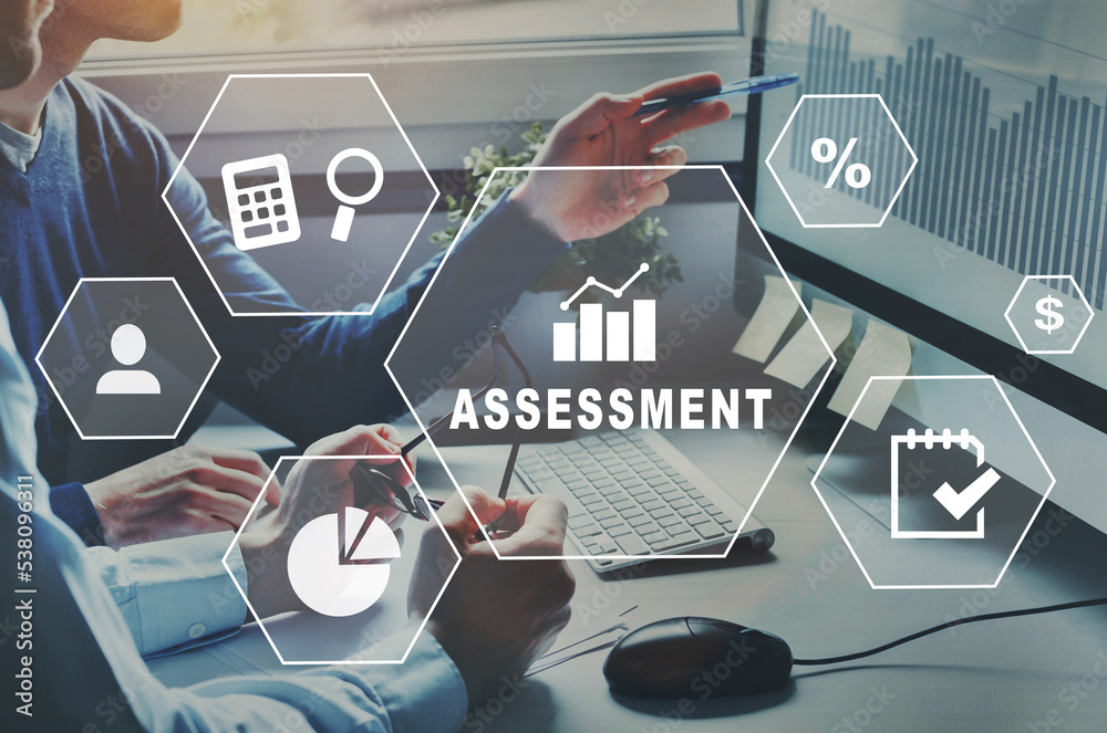 Assessment concept, Evaluation for corporate business company ภาพถ่าย ...