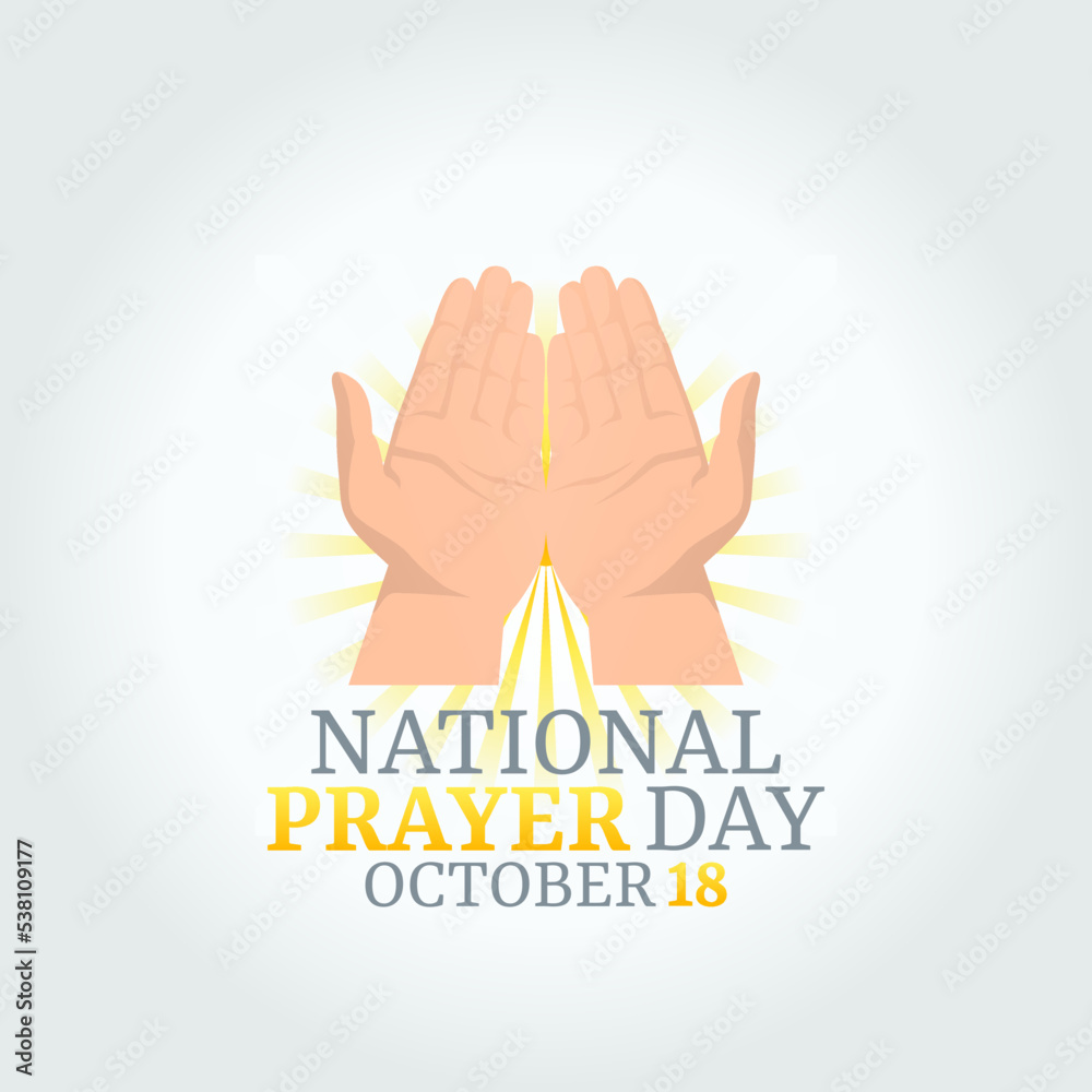 vector graphic of national prayer day good for national prayer day ...
