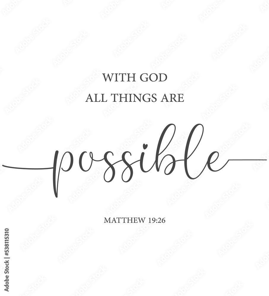 Poster Encouraging Bible Verse PNG – Wall Art | UkPosters