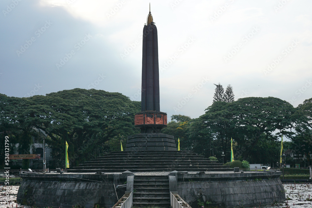Malang, Indonesia. October, 2022. The Round Square is one of the icons ...