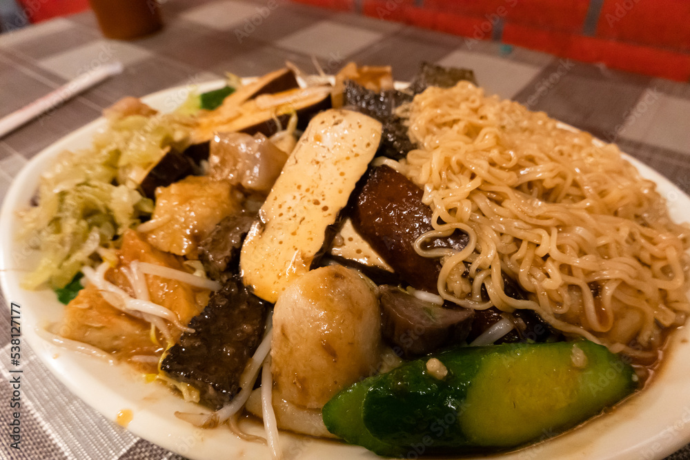 Taiwanese snack of braised dishes Stock Photo | Adobe Stock