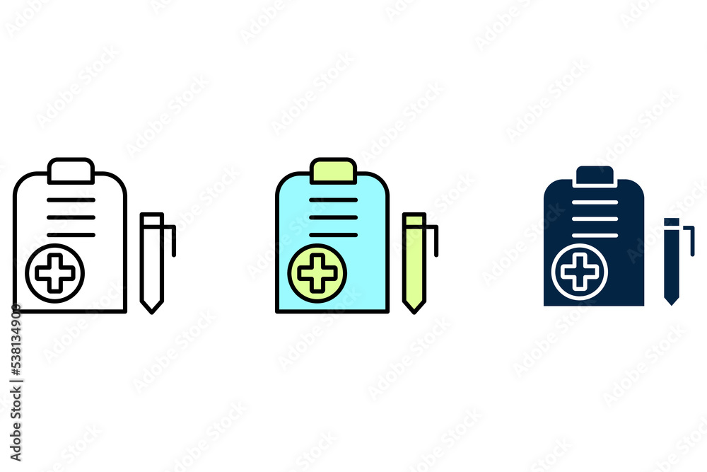 diagnosis line icon. Simple element illustration. diagnosis concept ...