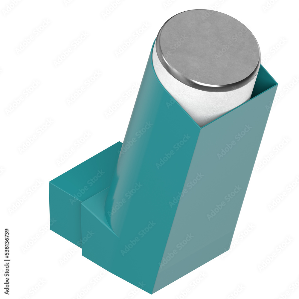 3d rendering illustration of a MDI metered dose inhaler Stock ...