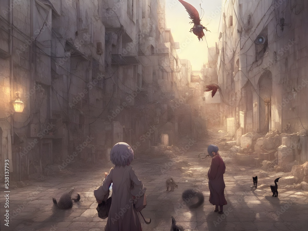 Distopian end of days - people are attacked by mutated monster like ...