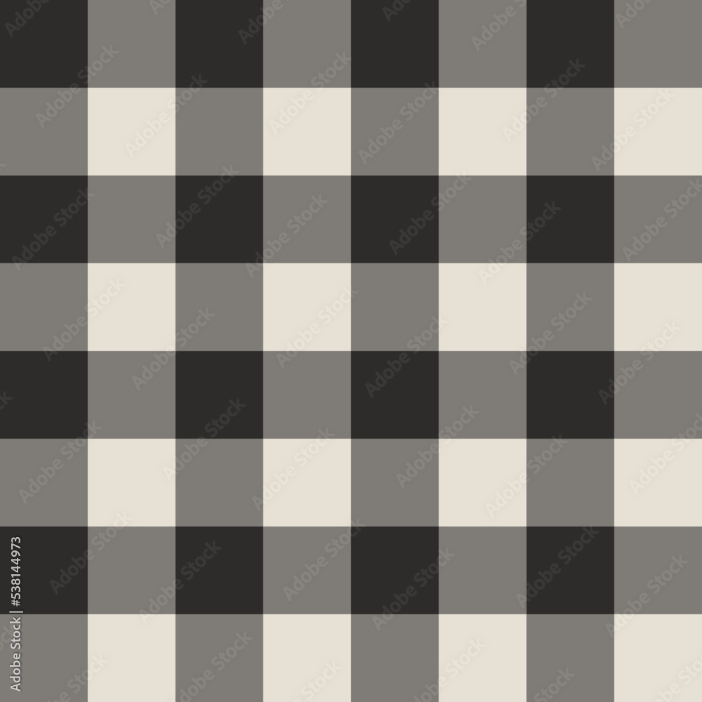 Seamless black and white square grid pattern for background. Black and ...