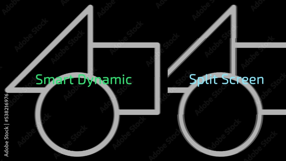 Smart Dynamic Split Screen Stock Template | Adobe Stock Smart Dynamic Split Screen Stock Template | Adobe Stock