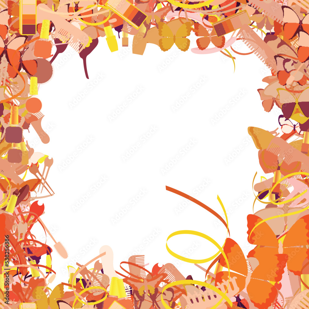 Background pattern abstract seamless design texture. Border frame ...