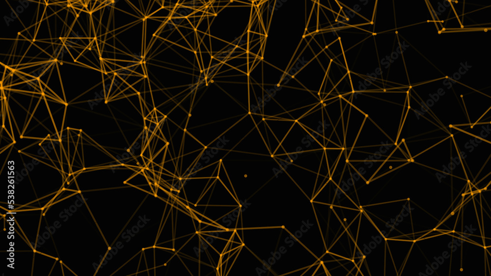 Plexus style background. High tech digital technology background ...