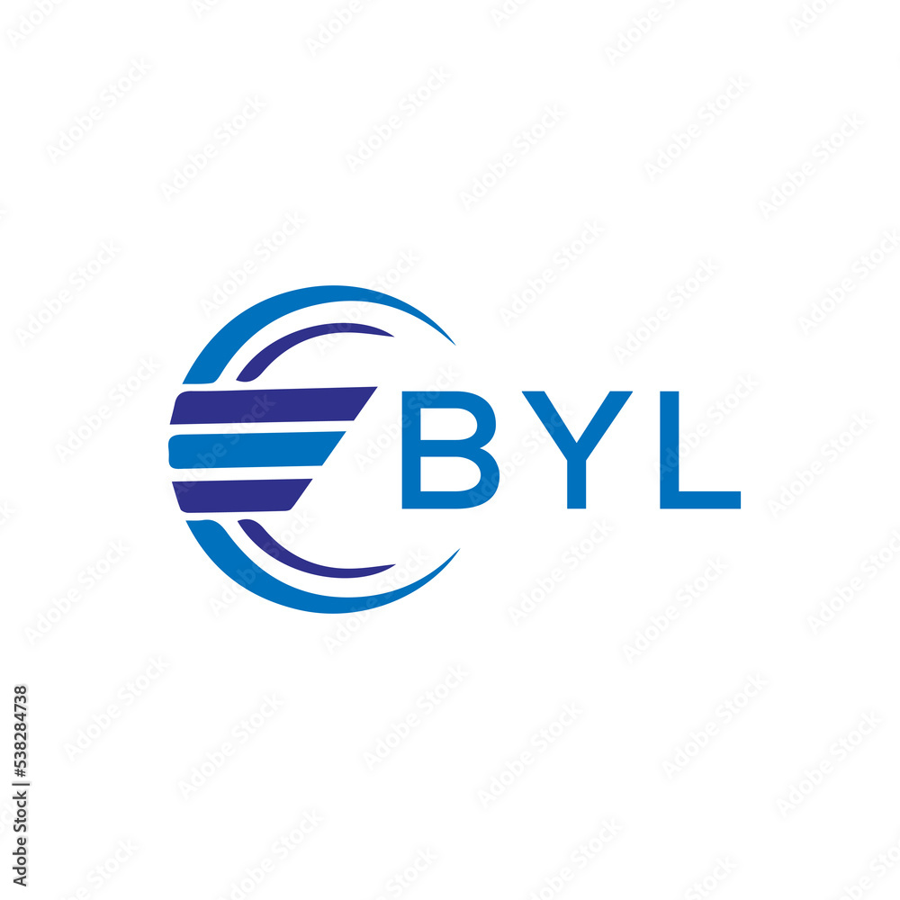 BYL letter logo. BYL Monogram logo design for entrepreneur and business ...