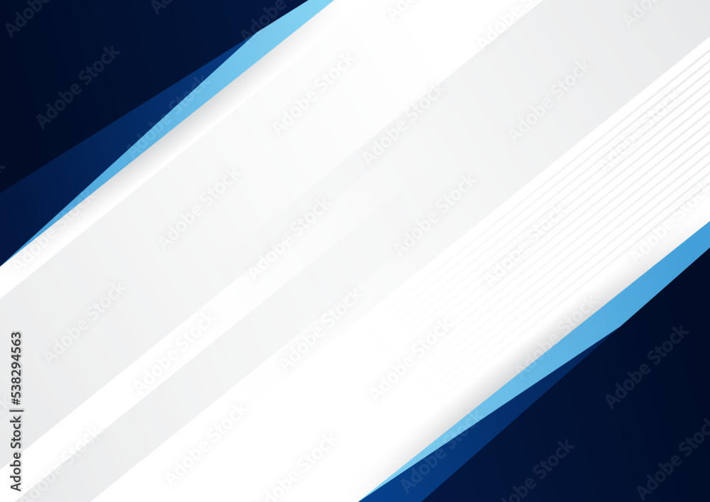 Modern blue abstract background for business presentation design ...