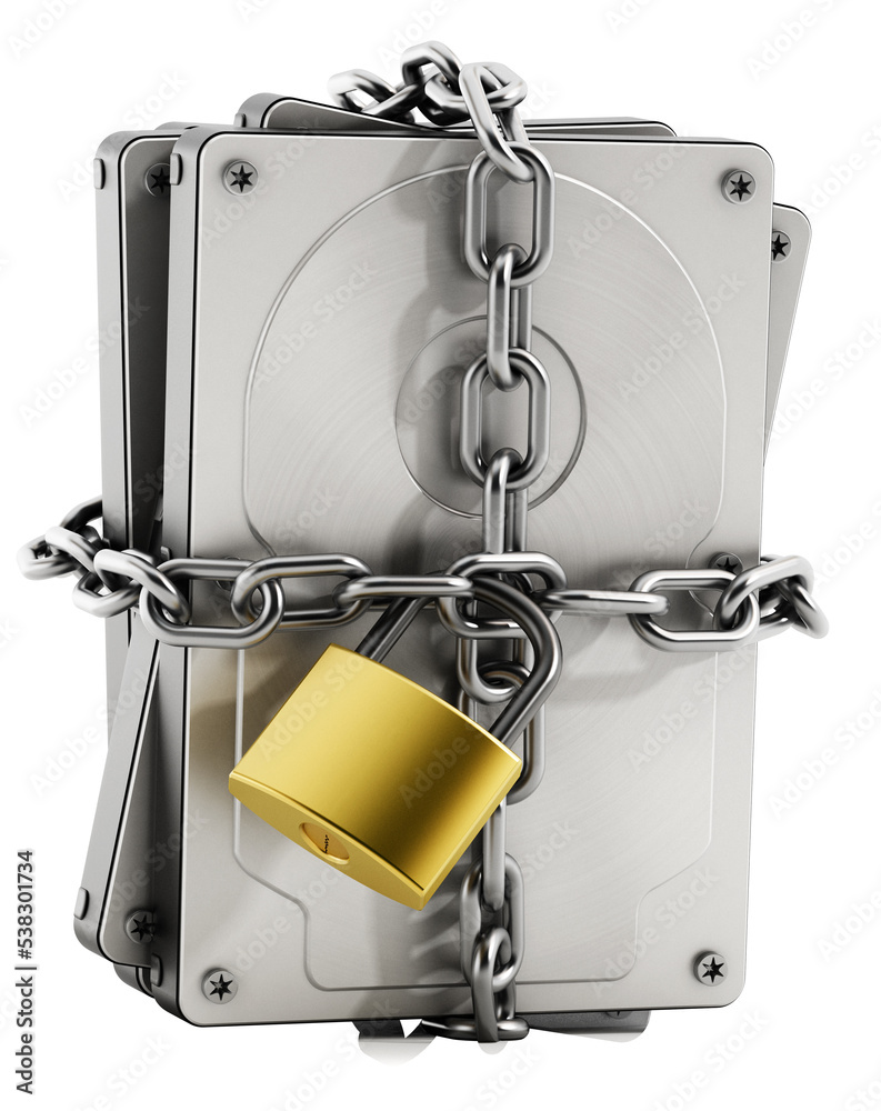 Data security concept on transparent background Stock Illustration ...