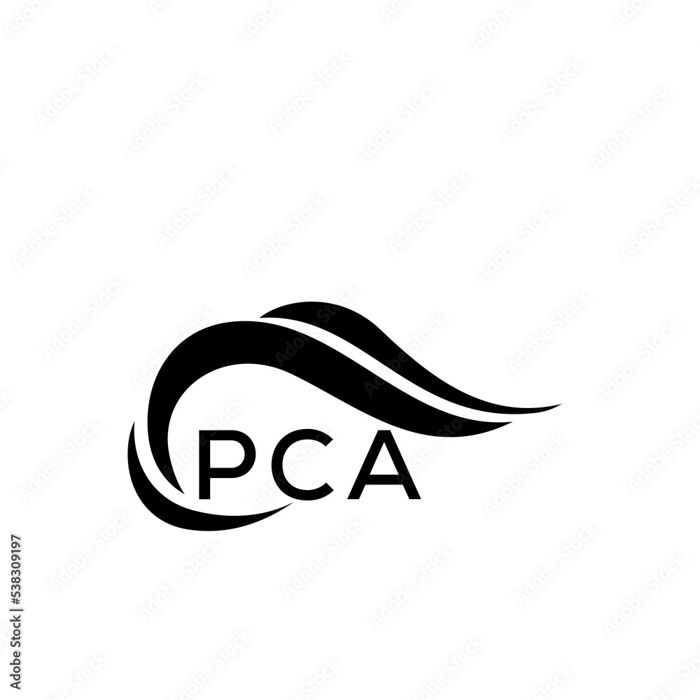 PCA letter logo. PCA blue image. PCA Monogram logo design for ...