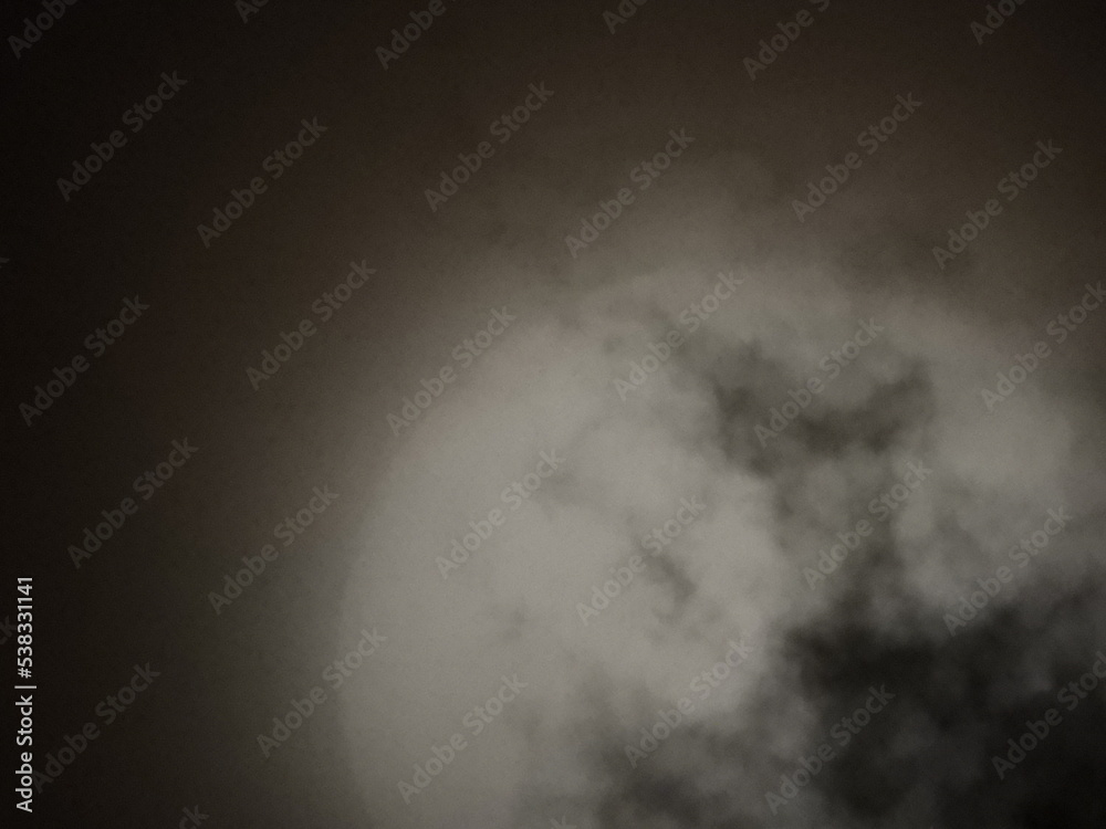 Photo & Art Print the light of the moon's silhouette that refracts into ...