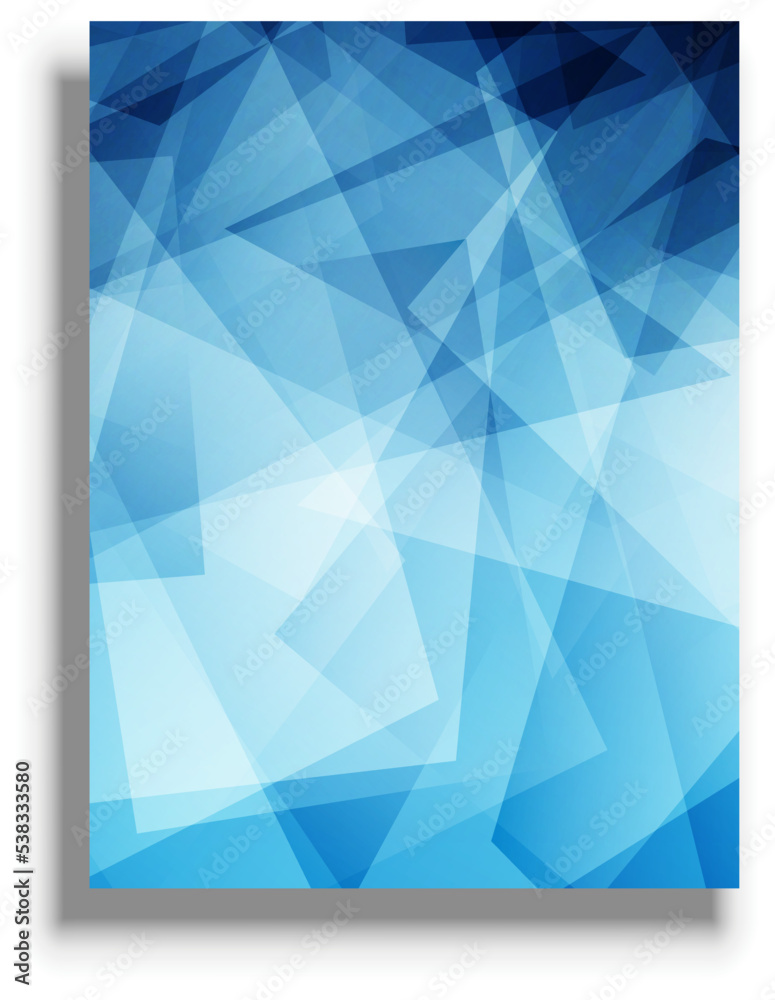 Business presentation or book cover template, geometric shape, business ...