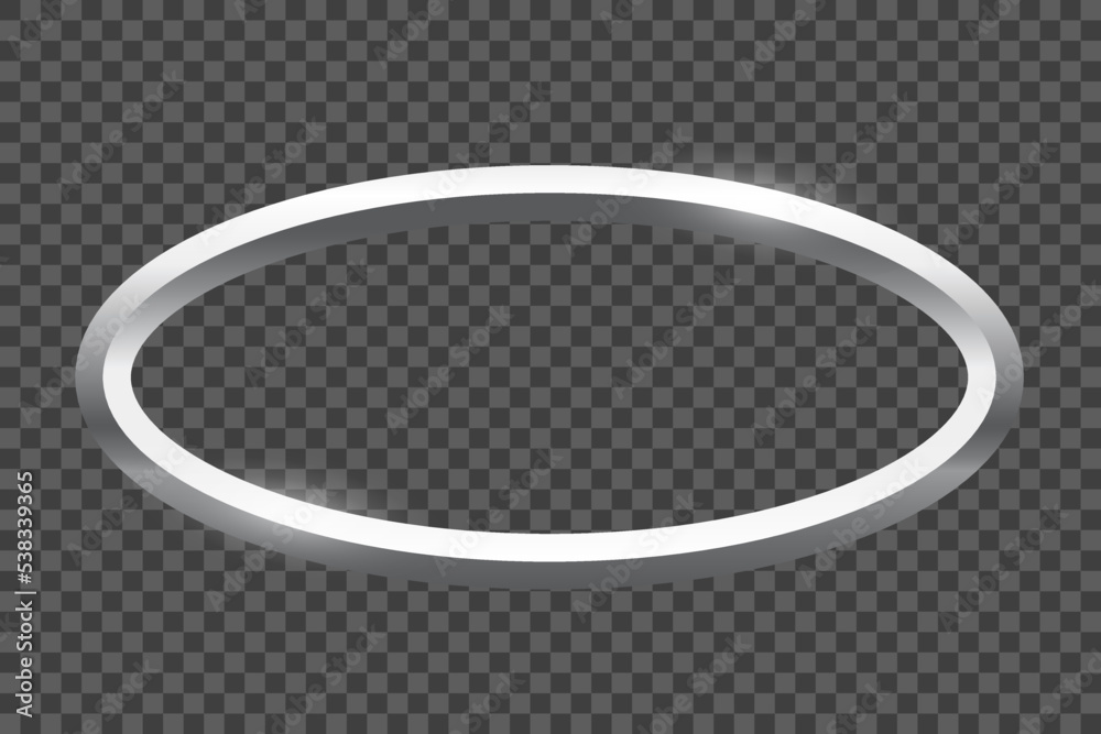 Metal Oval Frame Vector at Lauren Blackwell blog