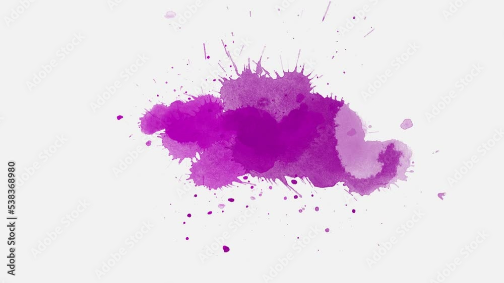 Ink drops fluid splash. ink slow motion transition reveal animation ...