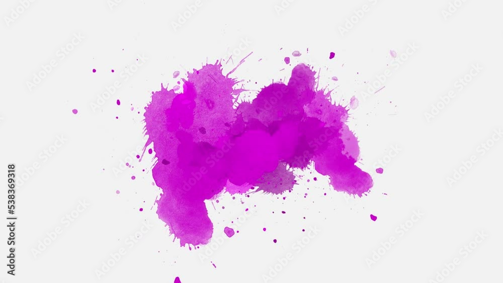 ink slow motion transition reveal. Ink splatters transition animation ...