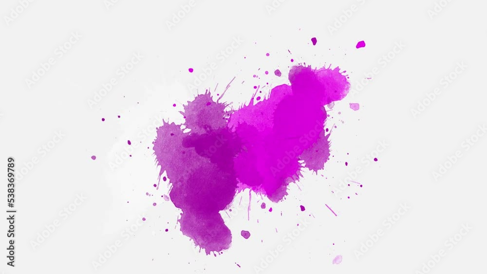 Ink drops fluid splash. ink slow motion transition reveal animation ...
