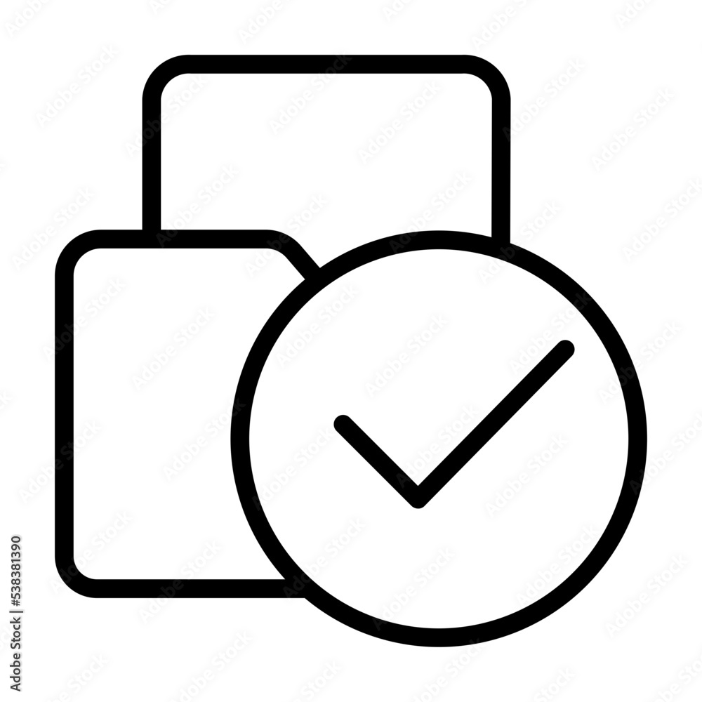 check mark icon Stock Vector | Adobe Stock