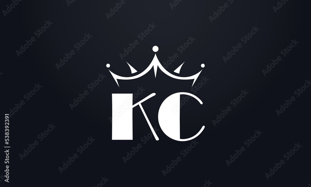 King crown logo design vector and extra bold queen symbol Stock Vector ...